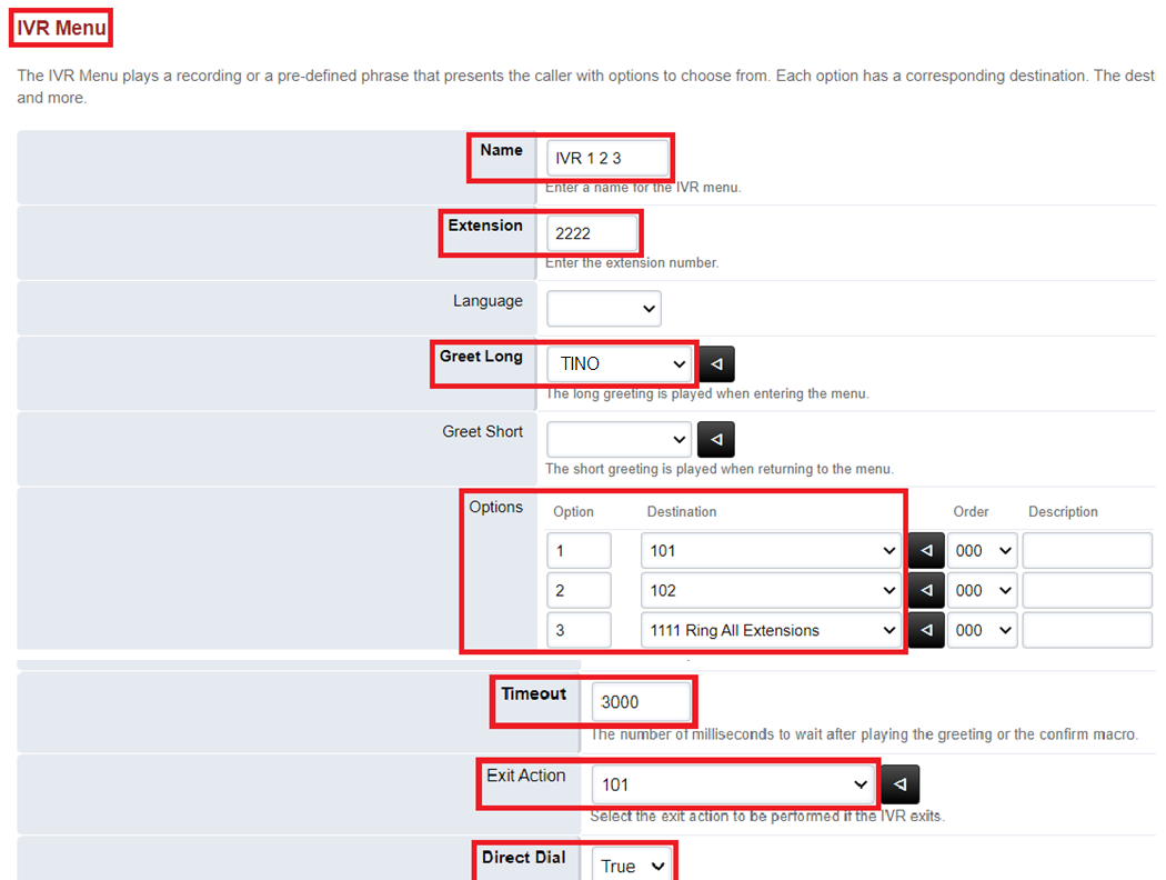 Hướng Dẫn Về Tổng Đài Ảo - Cấu hình IVR - Wiki Tino