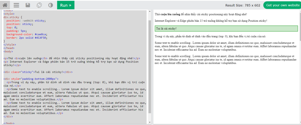 Position trong CSS là gì? Giải thích 5 thuộc tính Position trong CSS