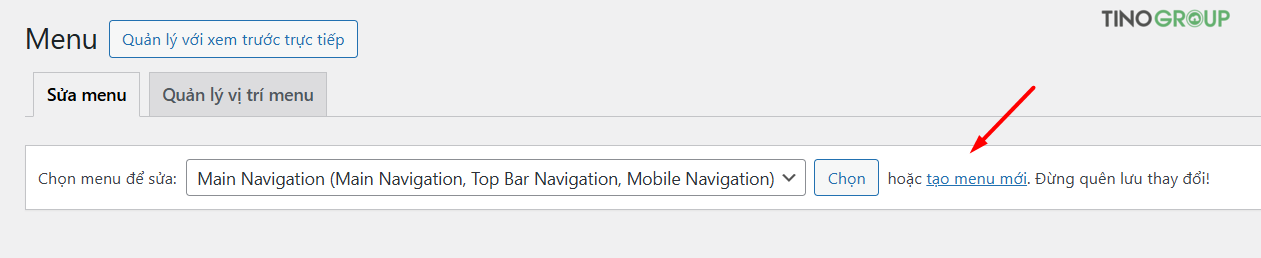 Hướng dẫn cách chỉnh sửa, thêm, xóa menu trong WordPress [2026]