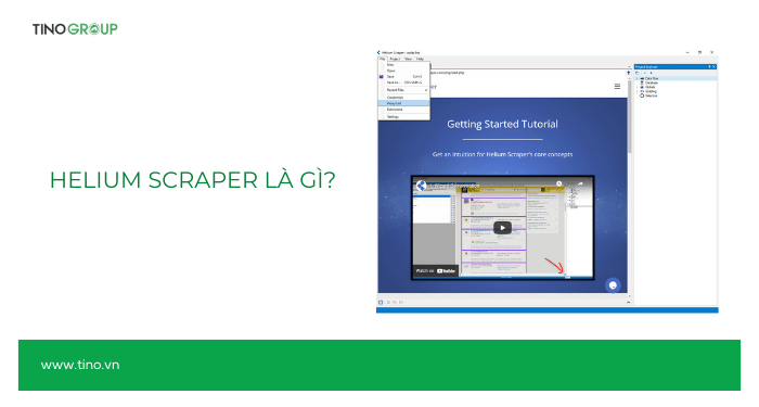 Helium Scraper là gì? Giải pháp phần mềm thu thập dữ liệu website hàng loạt
